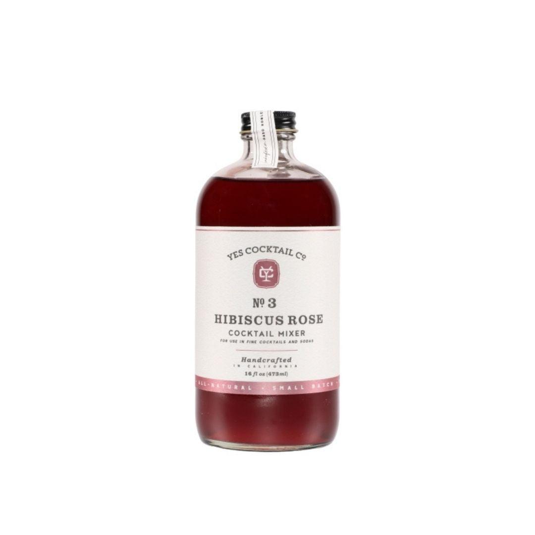 Yes Cocktail Hibiscus Rose Cocktail Mixer 16oz – Galena River Wine and ...